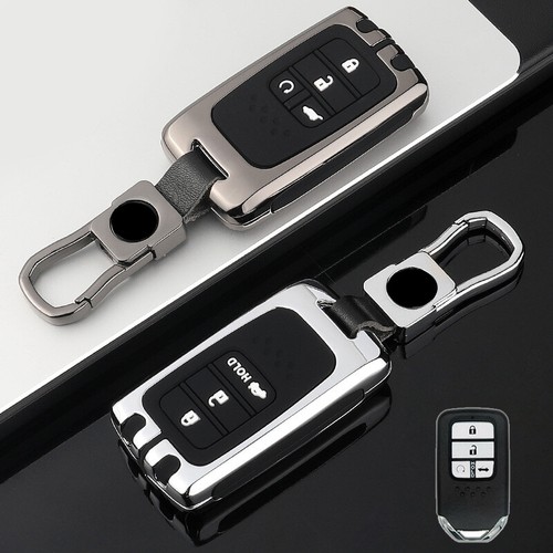 Zinc Alloy Car Key Fob Case For Cover Honda Accord CRV HRV Civic URV ...