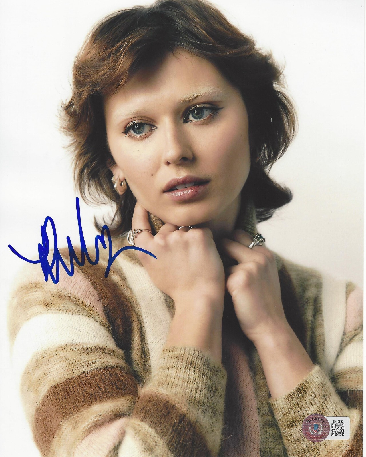 RUBY CRUZ SIGNED 'WILLOW' KIT TANTHALOS 8x10 PHOTO 6 ACTRESS BECKETT ...