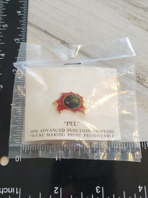 Rare IBM PEL Making Print Presentable Enamel Lapel Pin Computer ...