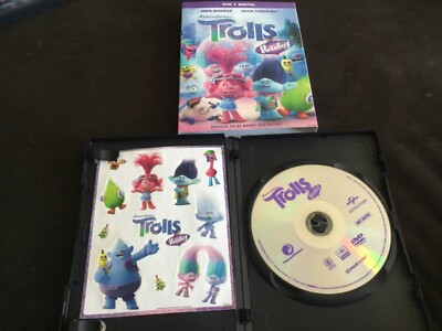 Trolls Holiday (DVD) with complete sticker set 191329031674| eBay