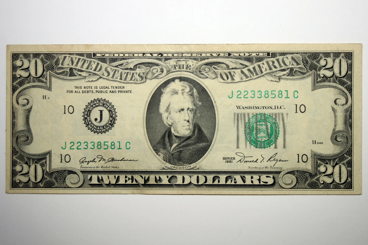 20 Dollar Bill Border