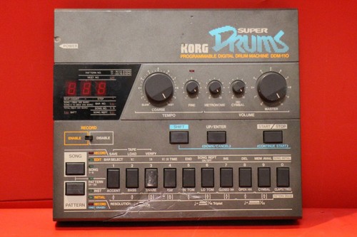 USED Korg Super Drums DDM-110 Vintage Programmable Digital Drum U1887 ...