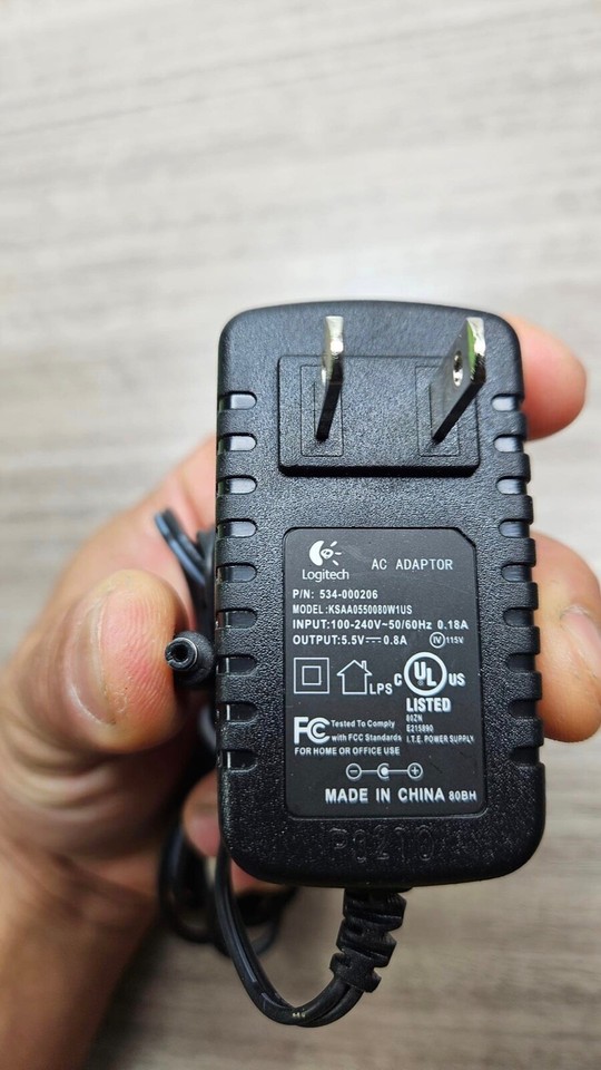 LOGITECH AC Adapter KSAA0550080W1US T33 | eBay