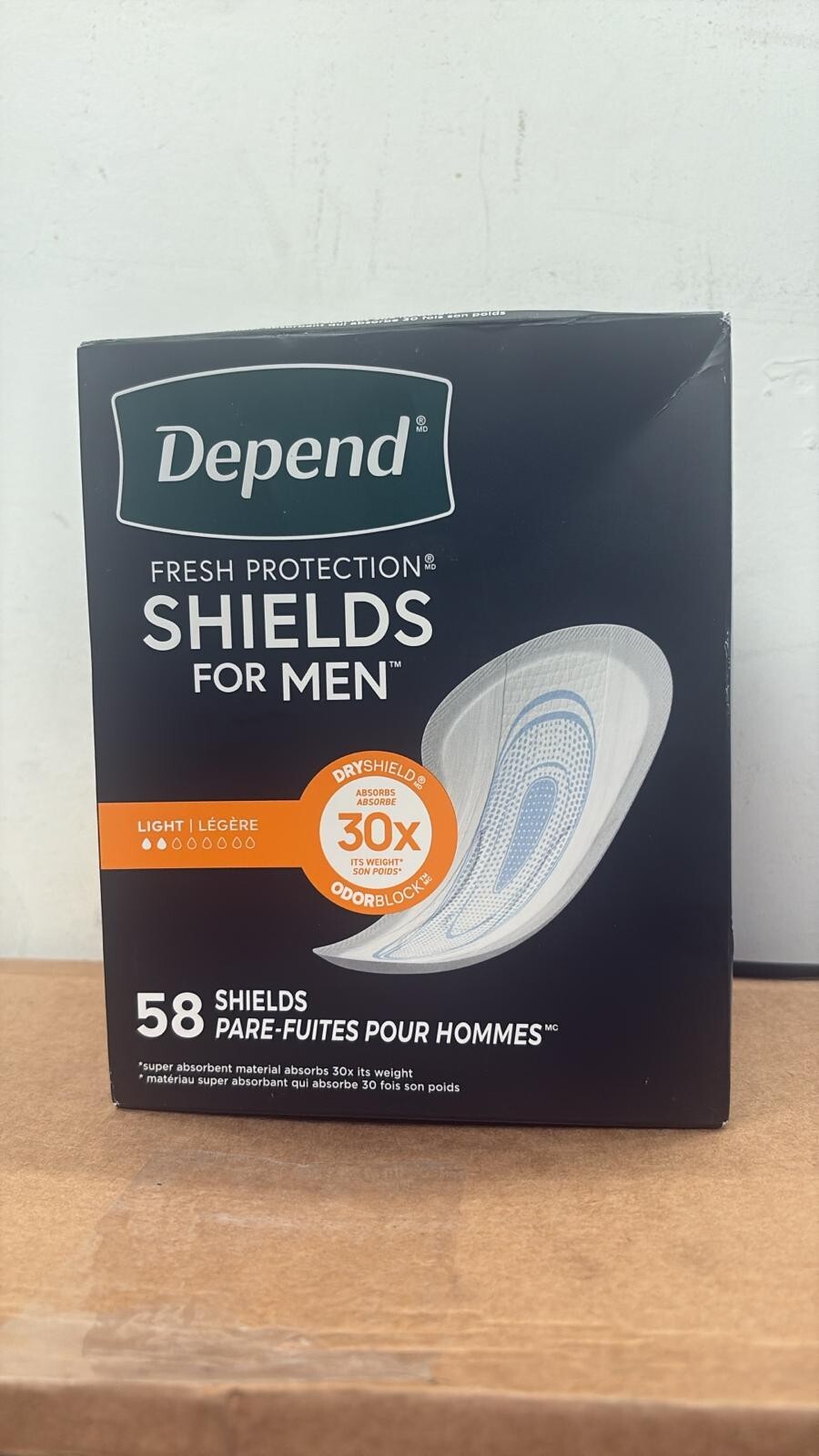 Depend Men Light Absorbency Shields for sale online | eBay