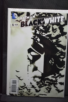 Batman Black and White #5 Joshua Middleton Cover DC 2014 Dark Knight ...