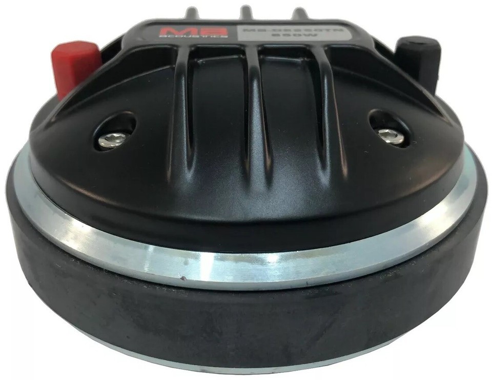 2x Titanium Compression Drivers 1.75" VC 8Ω 650W 2/3-Bolt DE250TN MB ...