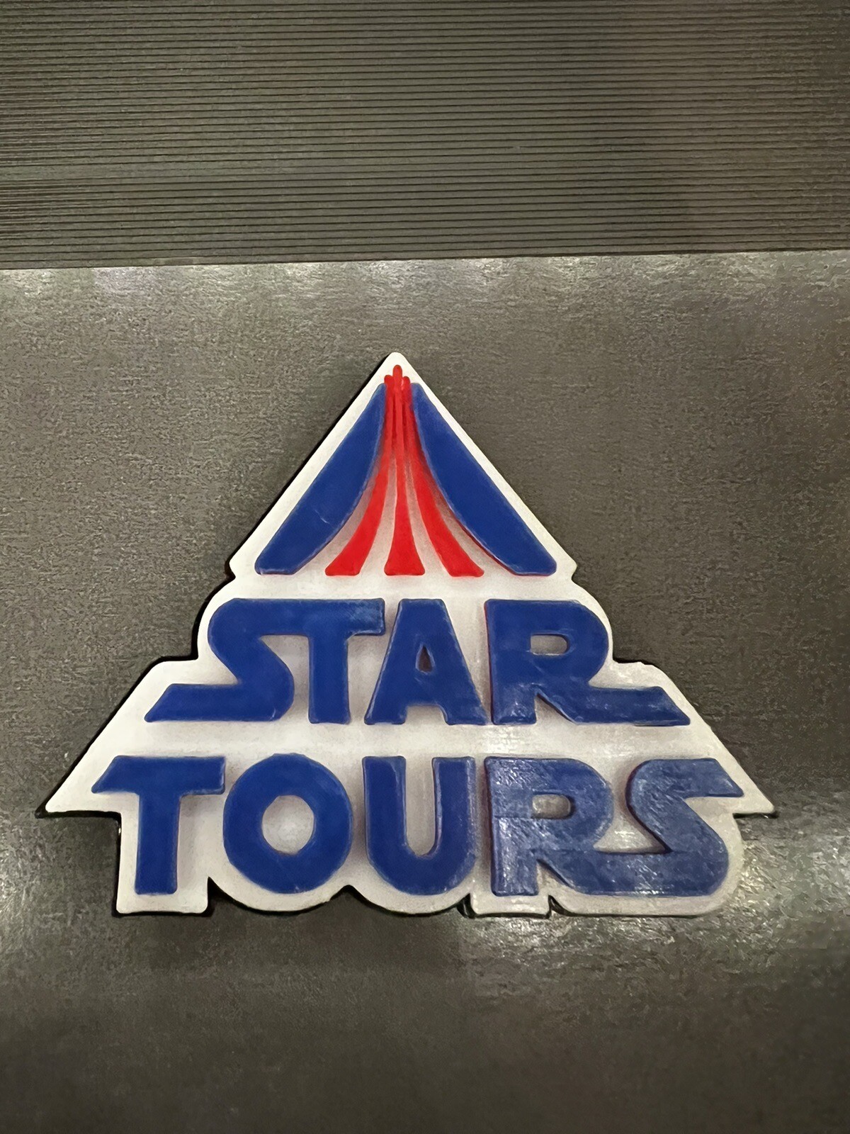 Star Tours Sign Disney World Land Magnet Fridge Display 3D printed Wars ...