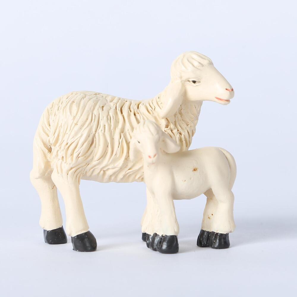 6PCS Sheep Toys Animal Figurines dollhouse Miniature Resin Ornament ...