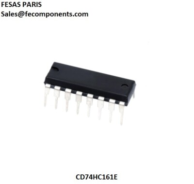 Harris Semiconductor CD74HC161E Binary Counter IC 4-Bit UP CMOS PDIP16 ...