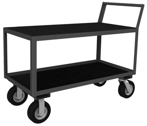 Durham LIC-2448-2-95, Low Profile Instrument Cart, 24"x48"x39", 1200 lb ...