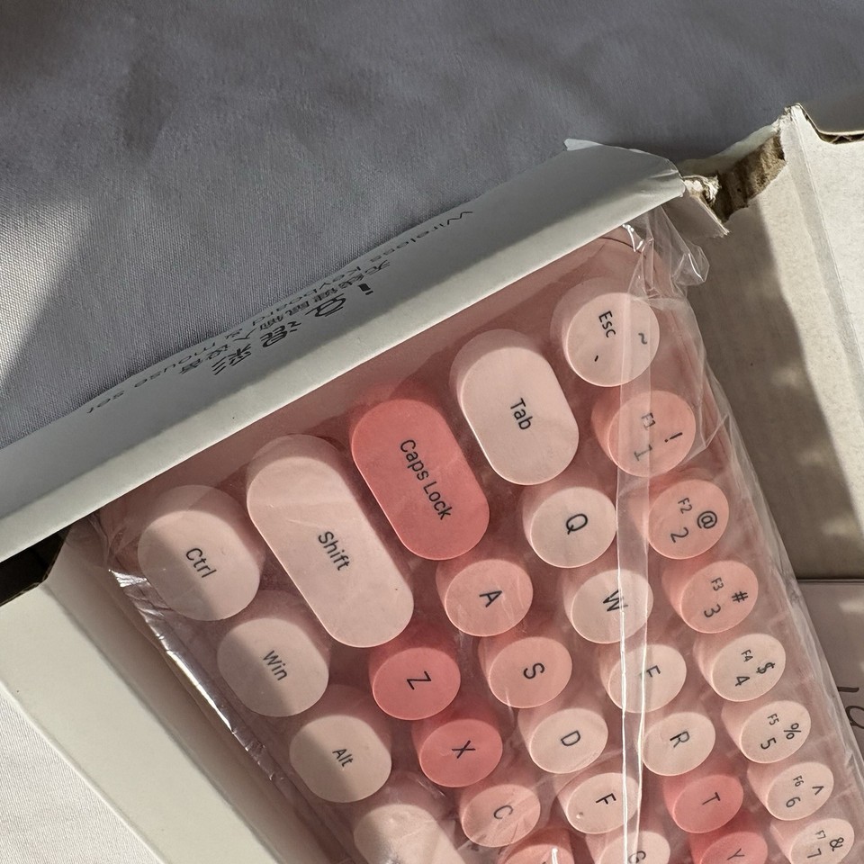 MOFII Wireless Keyboard and Mouse Pink Great ASMR keyboard | eBay