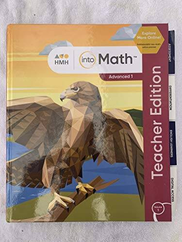 HMH into Math Advanced 1 Volume 1 Teacher Edition - Textbook Binding ...