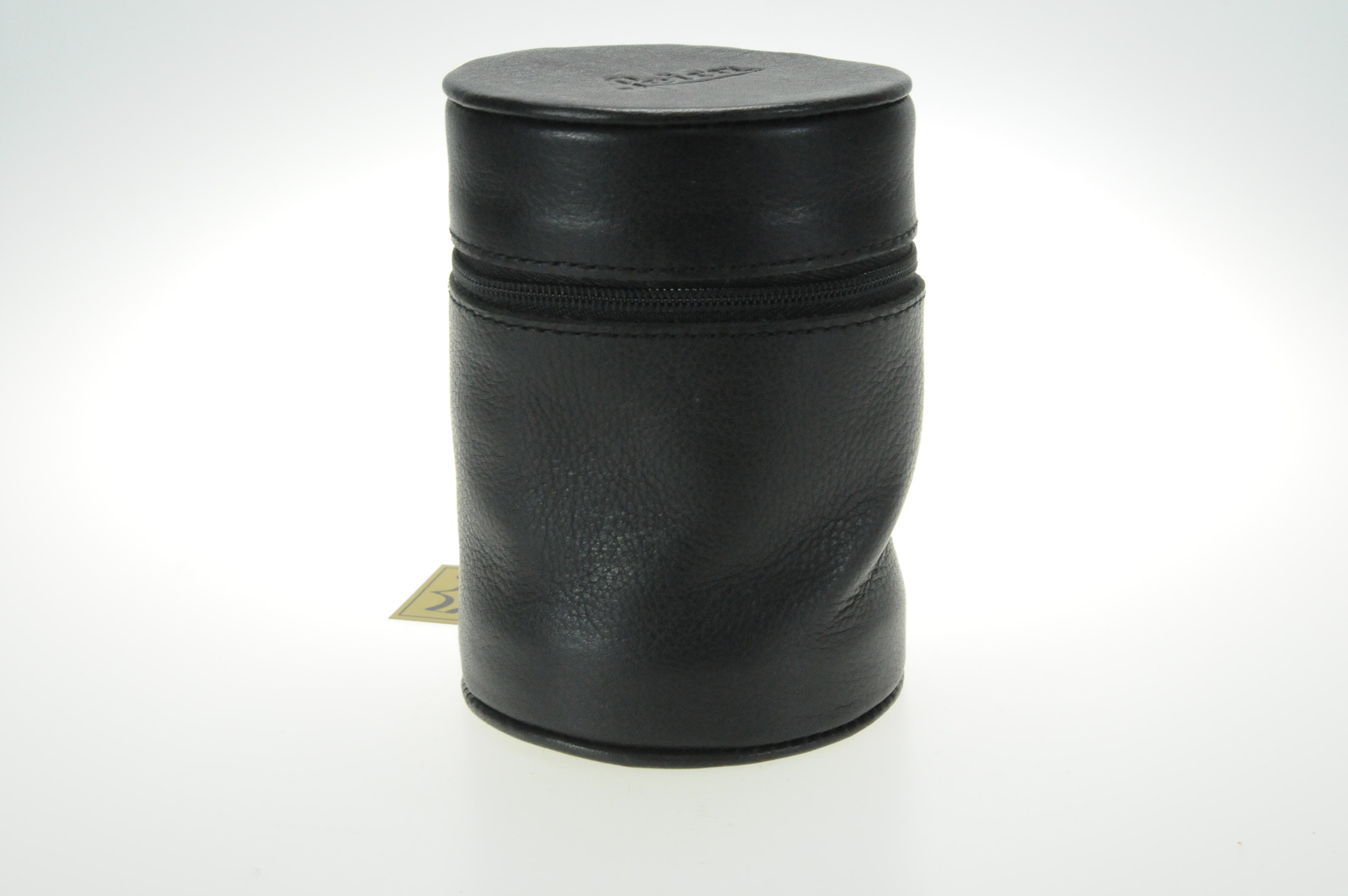 Leica Leitz Black Soft Leather Zipper Lens Case (H-4" Dia-3") #G938 | eBay