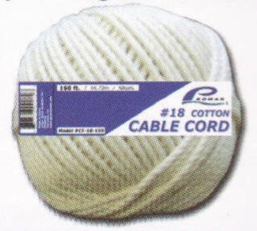 Cotton Cable Cord Twine #18 150 ft Pack of 12 837508002607 | eBay