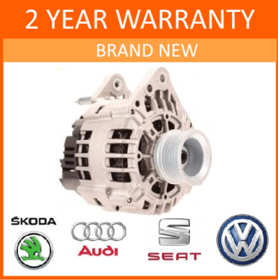 Alternator - VW Volkswagen VW Golf Mk4 1.4 1.6 1.8 1.9 2.0 FSI TDI ...