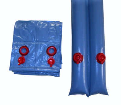 Swimming Pool Winter Cover 10 ft Double Water Tubes 5 Pack | eBay