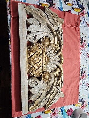 Decorative Golden Baroque Feature Pediment Door Cap 26 inch By 11 | eBay