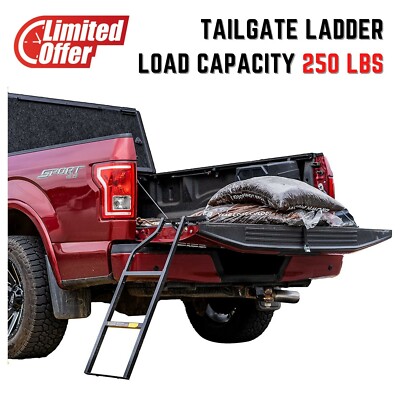 Truck Tailgate Ladder Ford Ranger F150 F250 Chevy Dodge Pickup Step ...