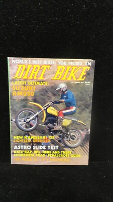 DIRT BIKE MAGAZINE FEBRUARY 1974 450 CR HUSQVARNA 250 PENTON YELLOW ...