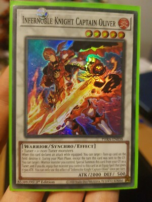 Infernoble Knight Captain Oliver - PHRA-EN038 Super Rare 1st ed Phantom ...