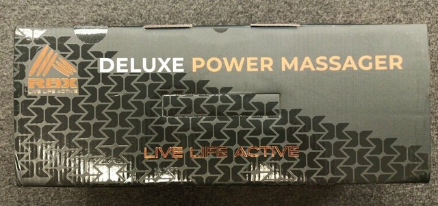RBX Deluxe Powerful Massager Dual Ball Heads Deep Tissue Post Workout ...