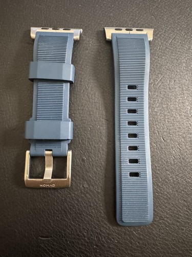 Nomad Goods Atlantic Blue Rugged Band for Apple Watch Ultra (42, 44, 45 ...