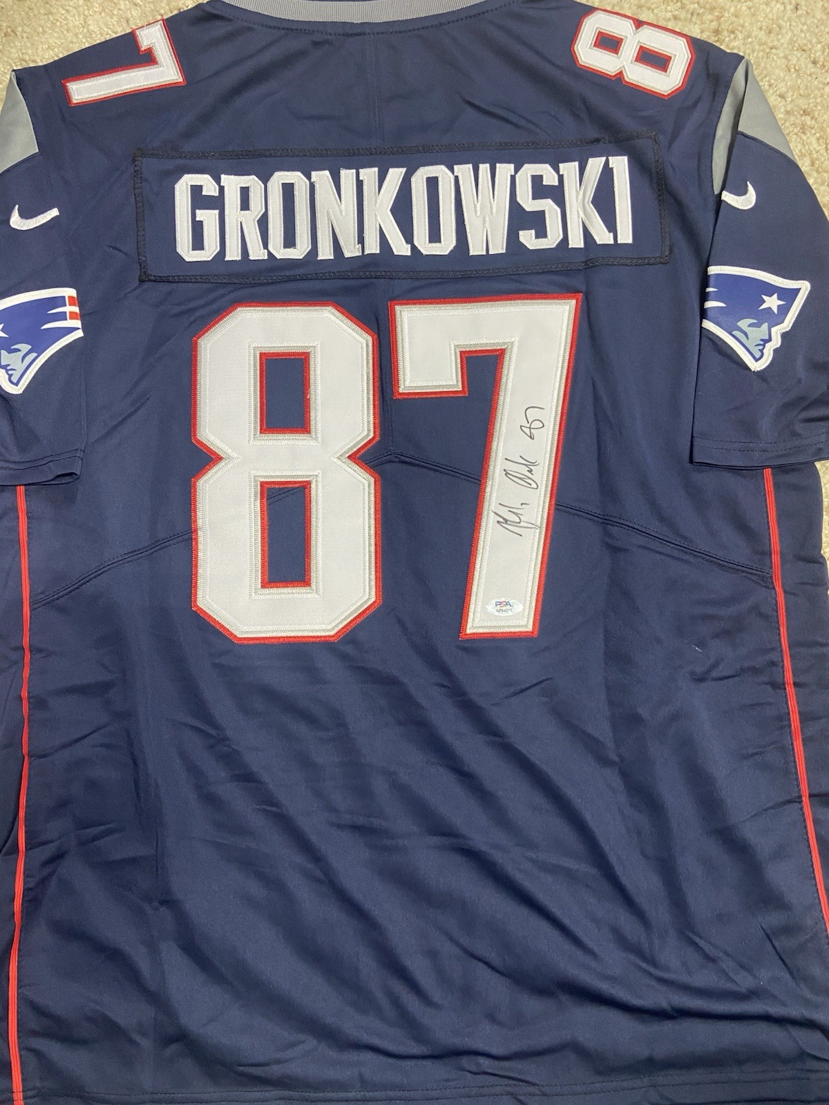 Rob Gronkowski Autographed Memorabilia | Signed Photo, Jersey ...