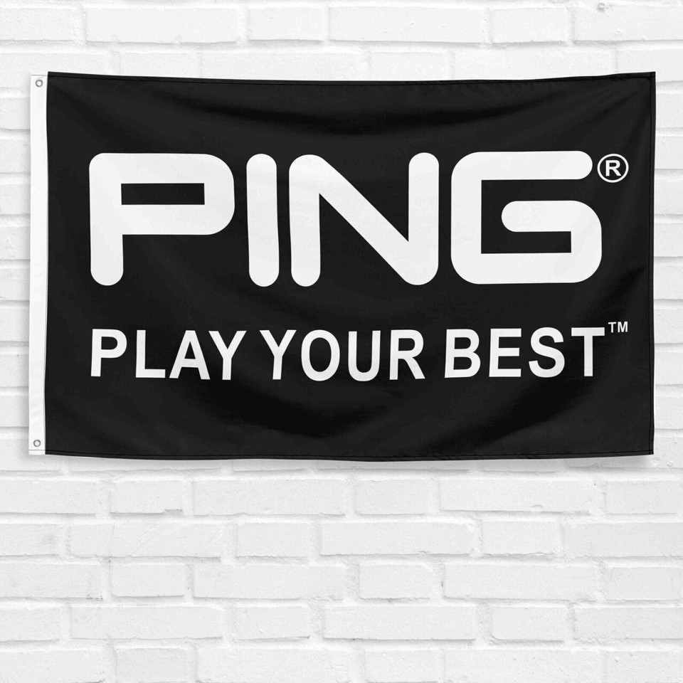 PING Golf Club 3x5 ft Flag Golfer Room Wall Decor Gift Banner | eBay