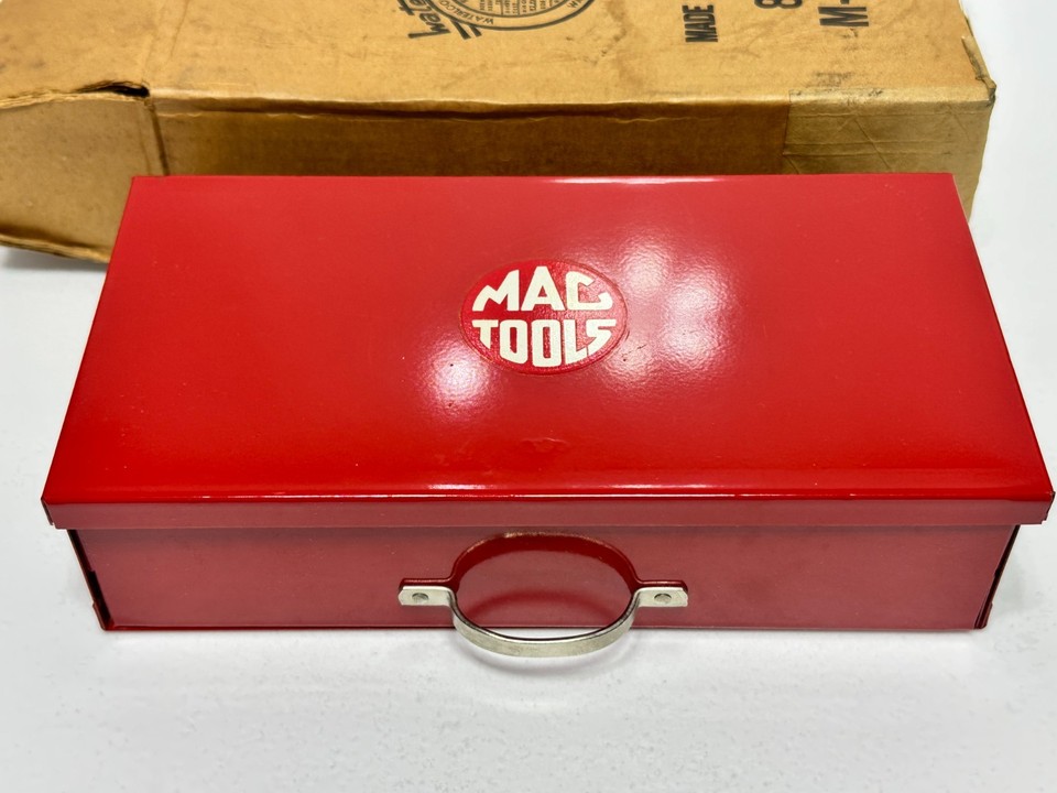 MAC Tools USA (RARE NOS) Mini Red Socket Tool Box Case w/ Single ...