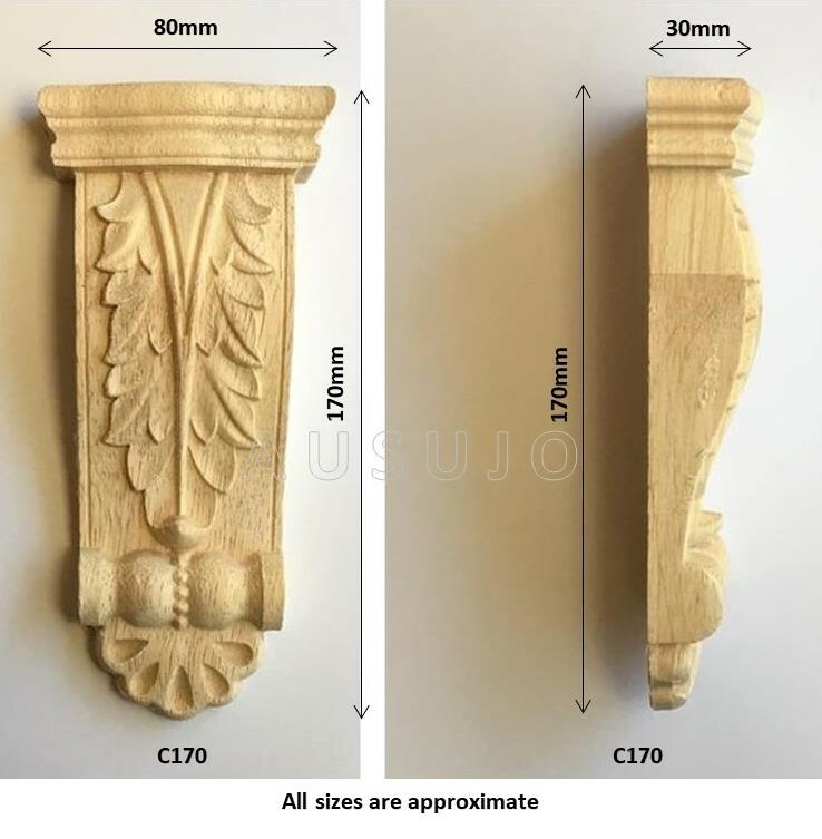 Corbels Wooden Corbel Wood Timber Carved Corner Supports Raw | eBay ...