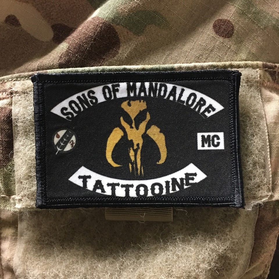 Boba F Morale Patch Tactical Military Army USA Star wars | eBay