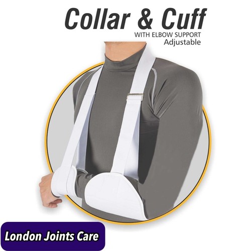 Arm Sling Support Collar N Cuff Elbow Wrist Shoulder Hand Pain Relief ...