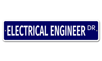 5907 SS Electrical Engineer 4" x 18" Novelty Street Sign Aluminum | eBay