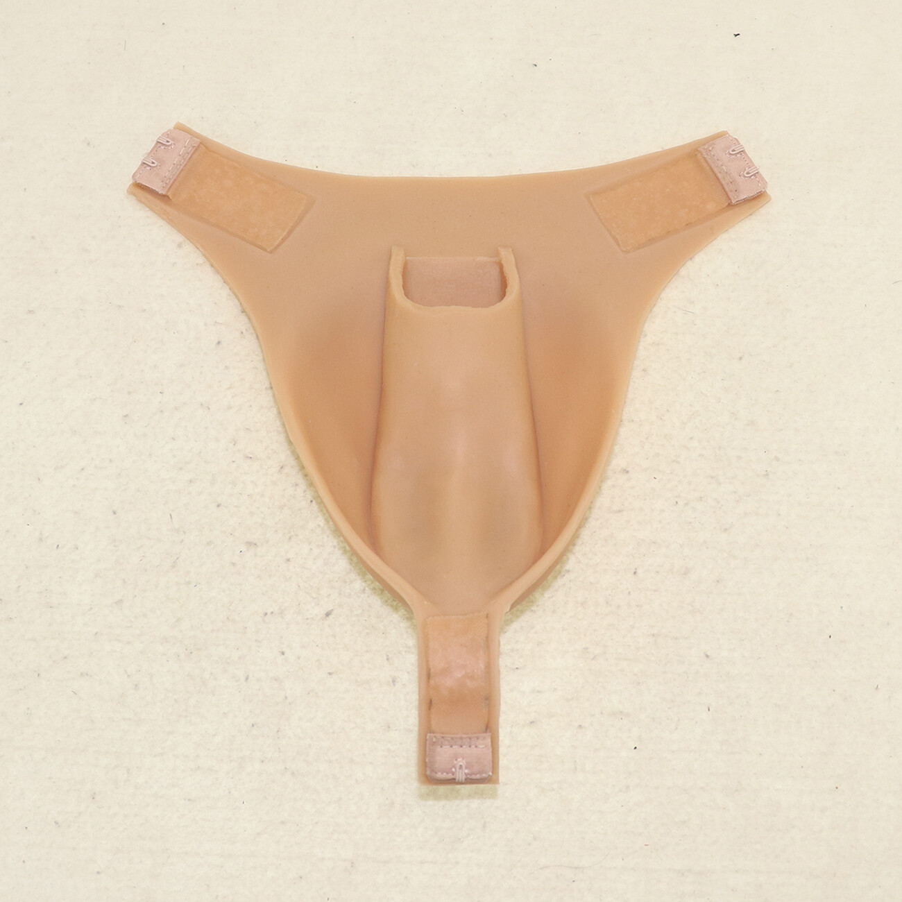 Silicone CONTROL PANTY GAFF T-back Camel Toe Thong Realistic Vagina ...
