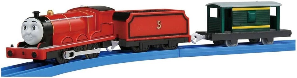 Motorized Thomas 80th Anniversary Gold Oigawa Tomy Plarail Trackmaster ...