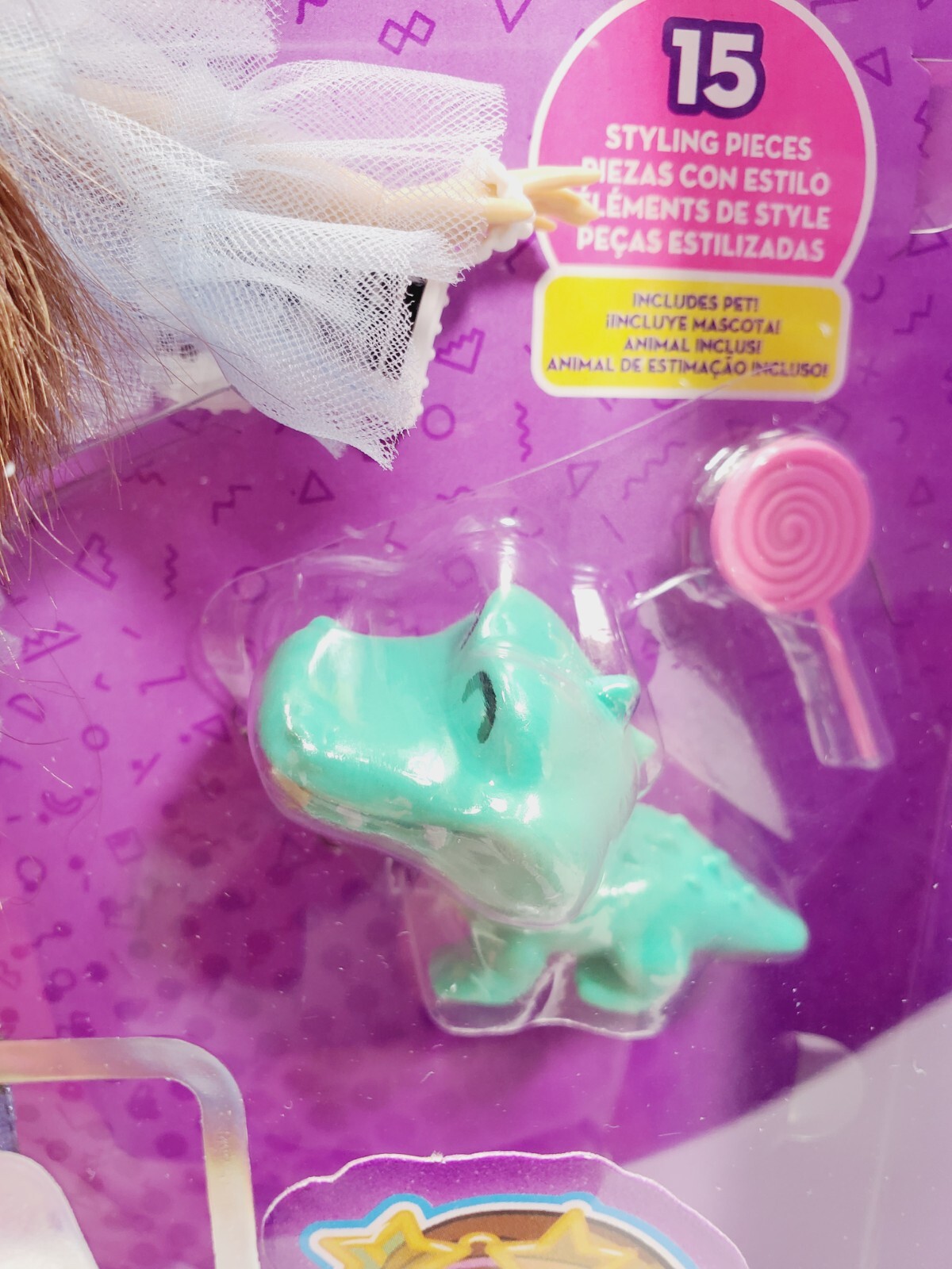 NEW 2020 Barbie Extra Doll #9 Blue Ruffled Jacket /Pet Crocodile Mattel ...