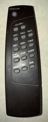 OEM Genuine Crosley Jukebox Remote Control CR78CD Black Tested | eBay