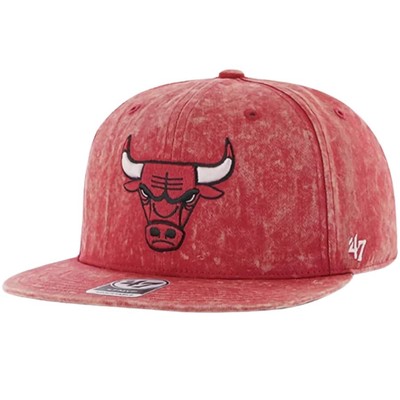 NBA Chicago Bulls ('47 Brand) No Shot Captain Hat Snapback Gamut Red | eBay