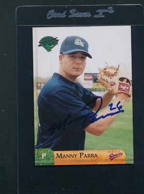 2003 Multi Ad Sports #26 Manny Parra Snappers Signed Auto *C6403 | eBay