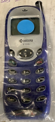 Kyocera 2135 Verizon Wireless BLUE Basic Cell Phone 2G CDMA Grade C | eBay