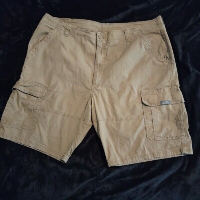 Wrangler Shorts size 42 Relaxed Fit Tan Beige Cargo Shorts mens 42x10 ...