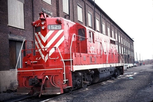 Central Railroad of New Jersey (CNJ) - GP7 - #1529 - Original 35mm Slide | eBay