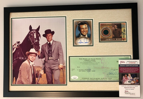 ROBERT CONRAD & ROSS MARTIN SIGNED PHOTO DISPLAY "THE WILD WILD WEST ...