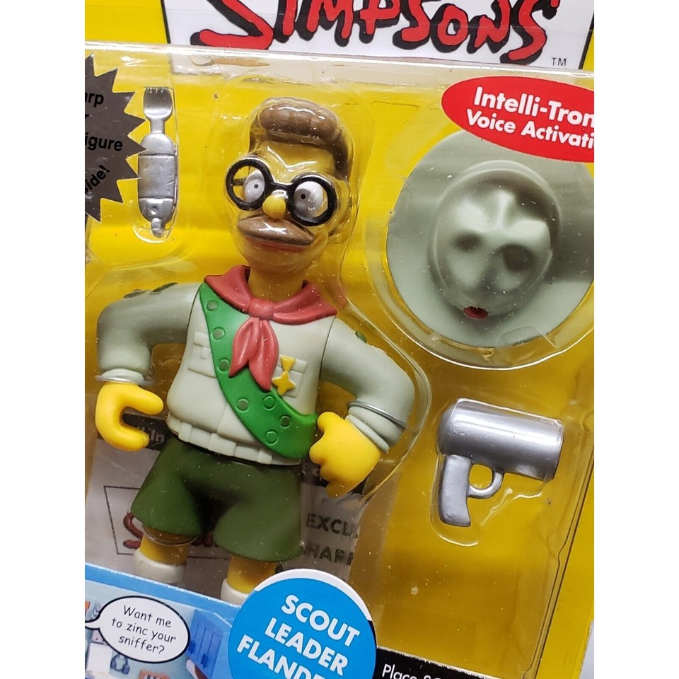 The Simpsons "Scout Leader Flanders" WORLD OF SPRINGFIELD Series 10 ...