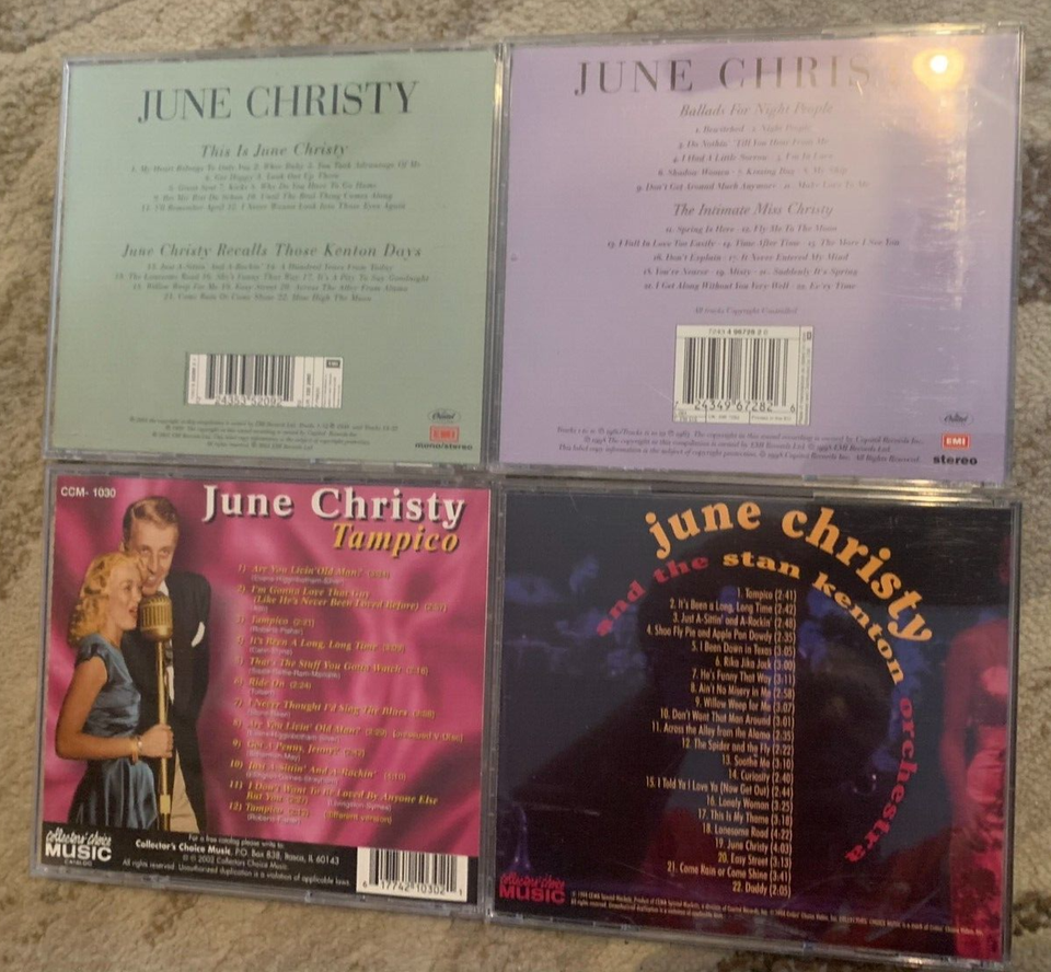 4 June Christy CDs Tampico Ballads for Night This Is, Intimate Miss Christy | eBay