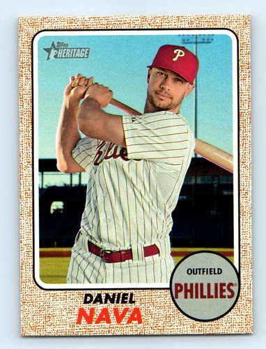 2017 Topps Heritage Daniel Nava Philadelphia Phillies #561 | eBay