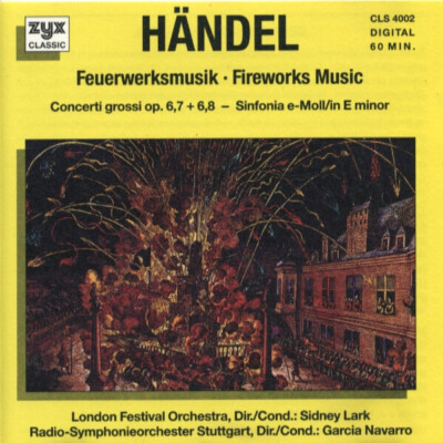 CD Händel Feuerwerksmusik zyx classic | eBay.de