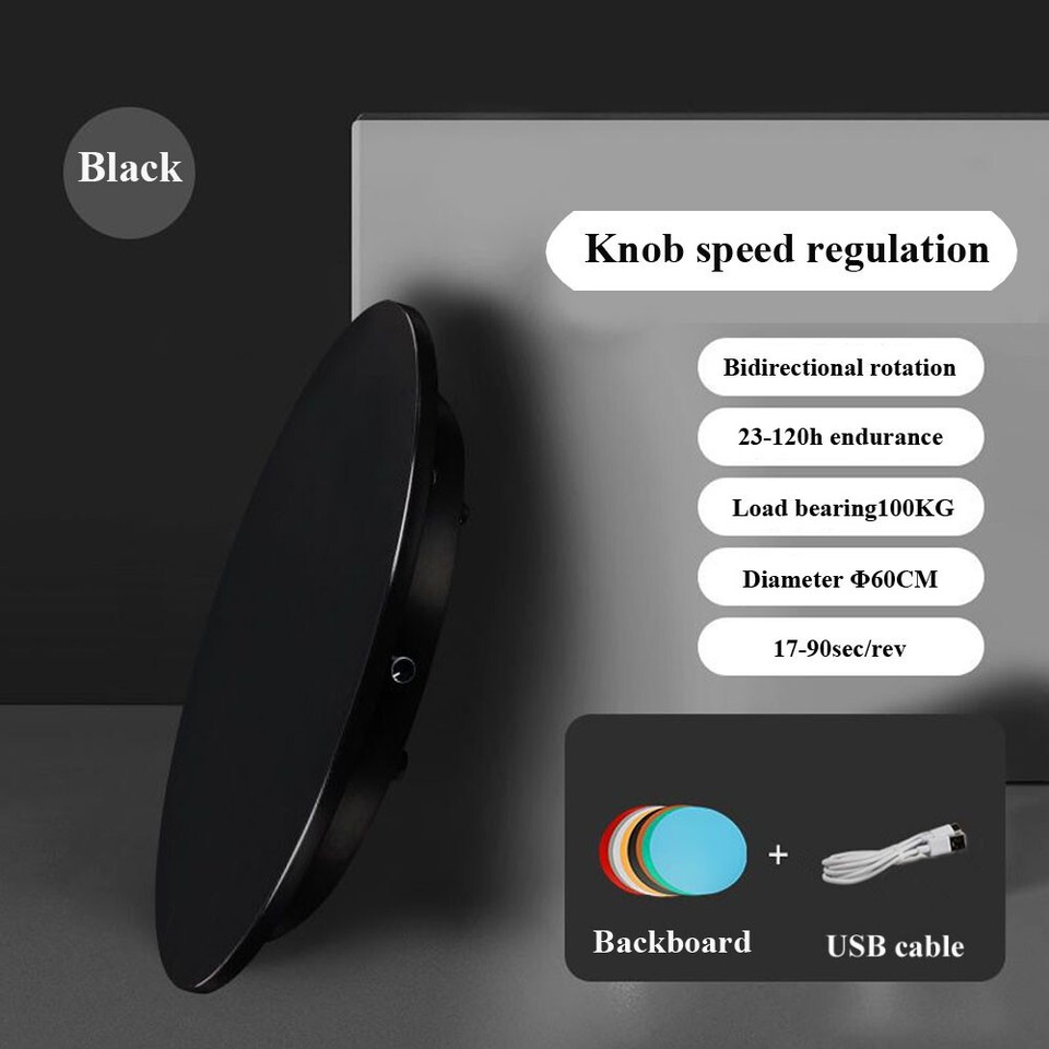 Jewelry Photography Prop Electric Show Holder Motorized Rotating ...