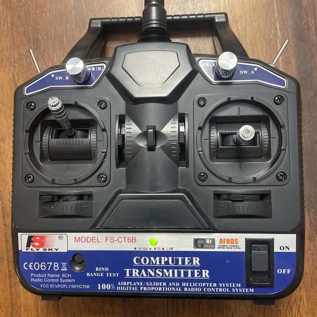 FlySky FS-CT6B Remote Controller RC 6-Channel Transmitter. for sale ...