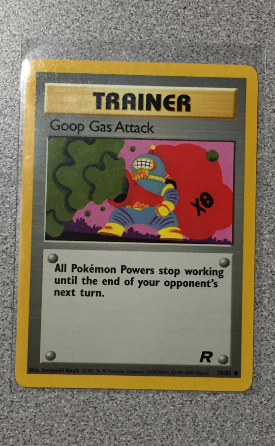 POKEMON - GOOP GAS ATTACK 78/82 - TRAINER - TEAM ROCKET SET - COMMON ...